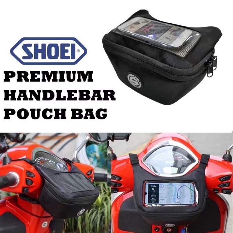 MOTORCYCLE HANDLEBAR WATERPROOF GPS NAVIGATION POUCH WAIST BAG BIKE ...