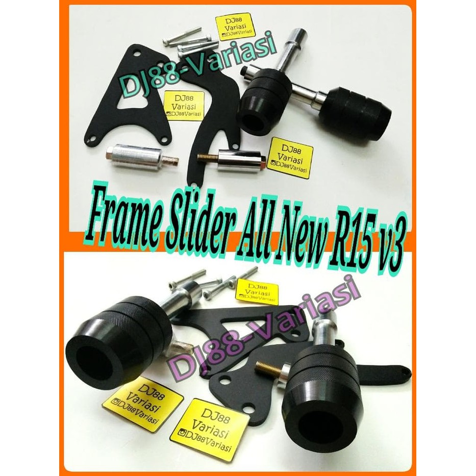 Frame slider All new r15 v3 vva body fairing protector r15 new v3 akse ...