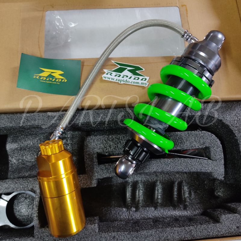RAPIDO ADJUSTABLE MONOSHOCK Y15ZR Y16 SYM VF3I 2.0 210MM RMS013 ...