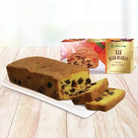 Baker's Cottage HALAL Kek Buah-Buahan Rich Fruit Cake 360g | Shopee ...