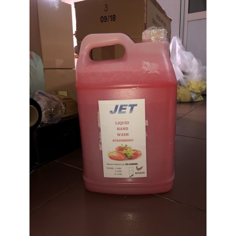 🔥READY STOCK🔥🇲🇾JET Hand Wash Cleaner Strawberry (10 Liter) | Shopee ...