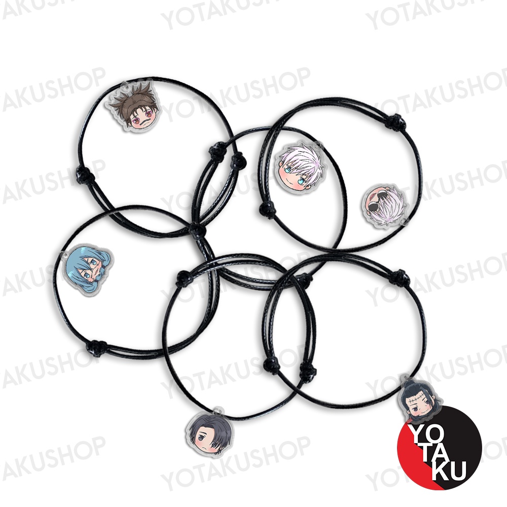 Jujutsu Kaisen Bracelet Single Strap Charm Anime Fanmerch BC03 Series 3 ...