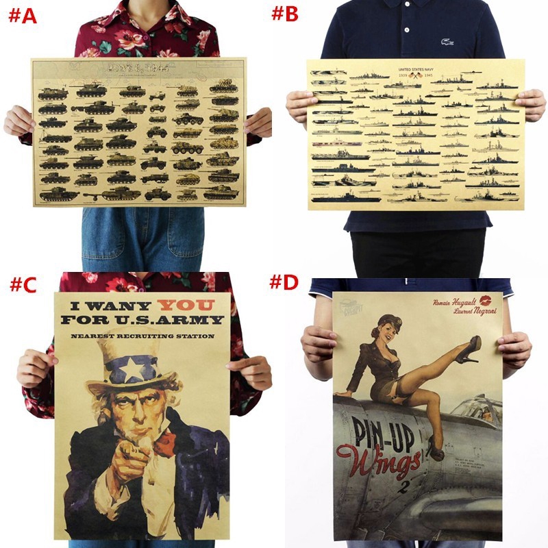 Vintage World War II Sexy Up Girl United States Navy Tanks Poster ...