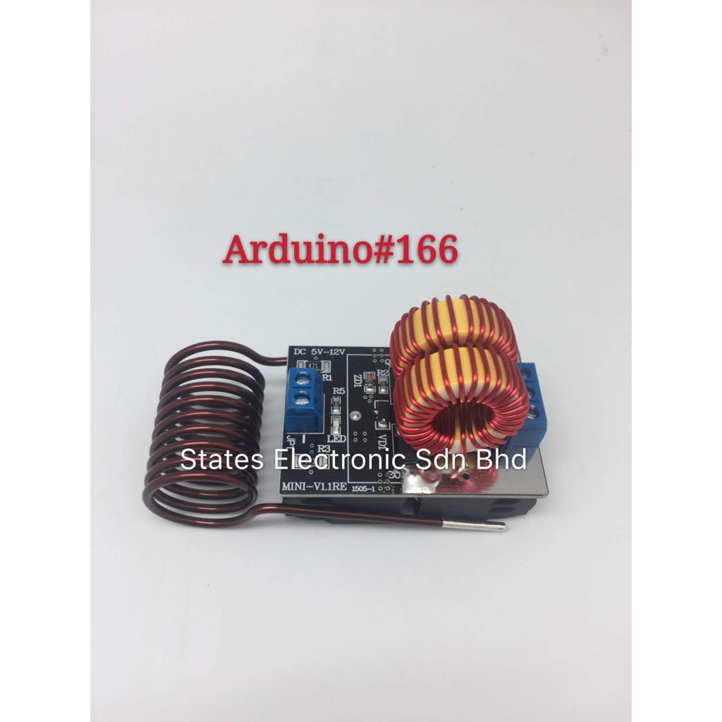 Arduino#166 MINI-V1.1RE 5-12V ZVS Induction Heating Power Supply Module with Coil | Shopee Malaysia