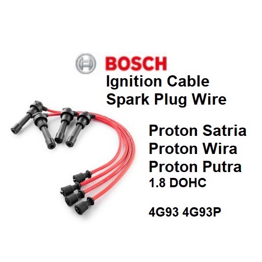 Plug Cable Ignition Proton Wira Proton Putra 1.8 DOHC Proton Satria 1.8 ...