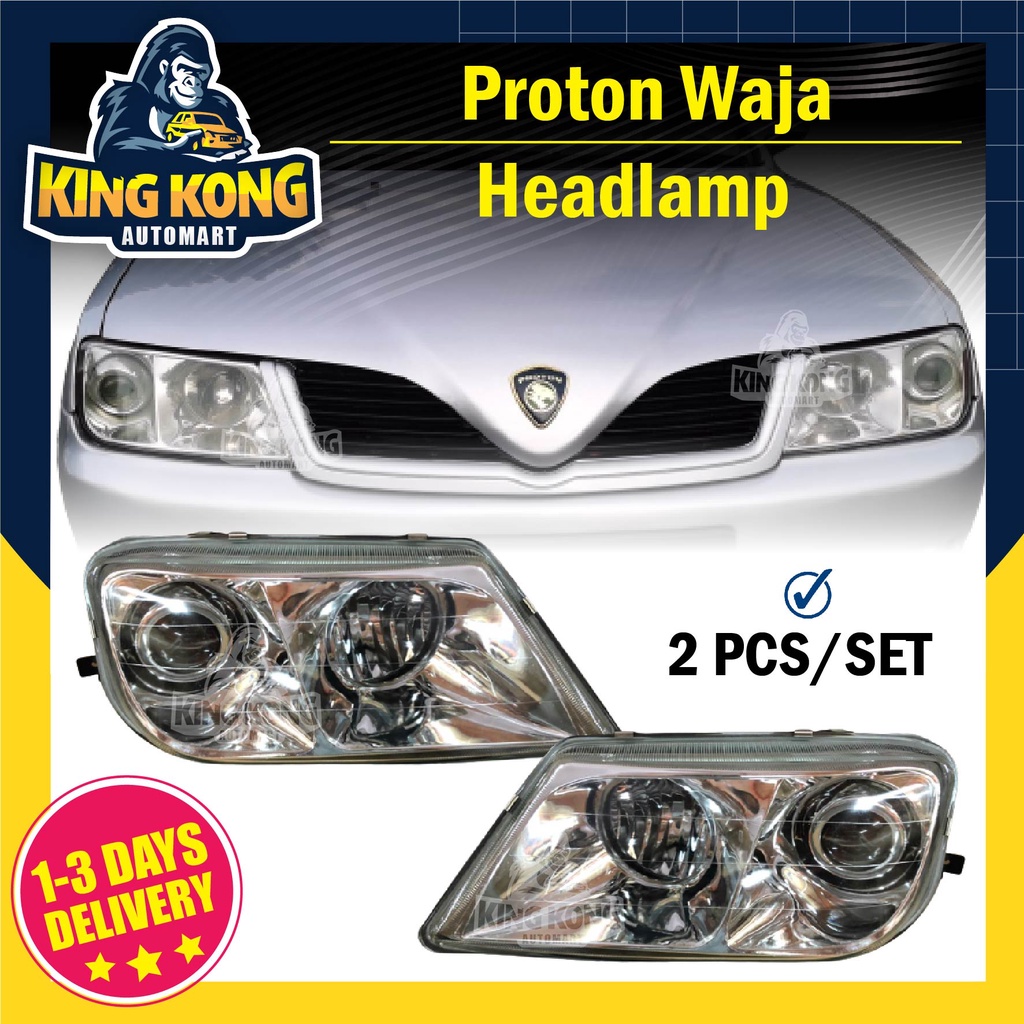 Proton Waja 2000 up Headlamp Head lamp Lampu Depan Ready Stock | Shopee ...