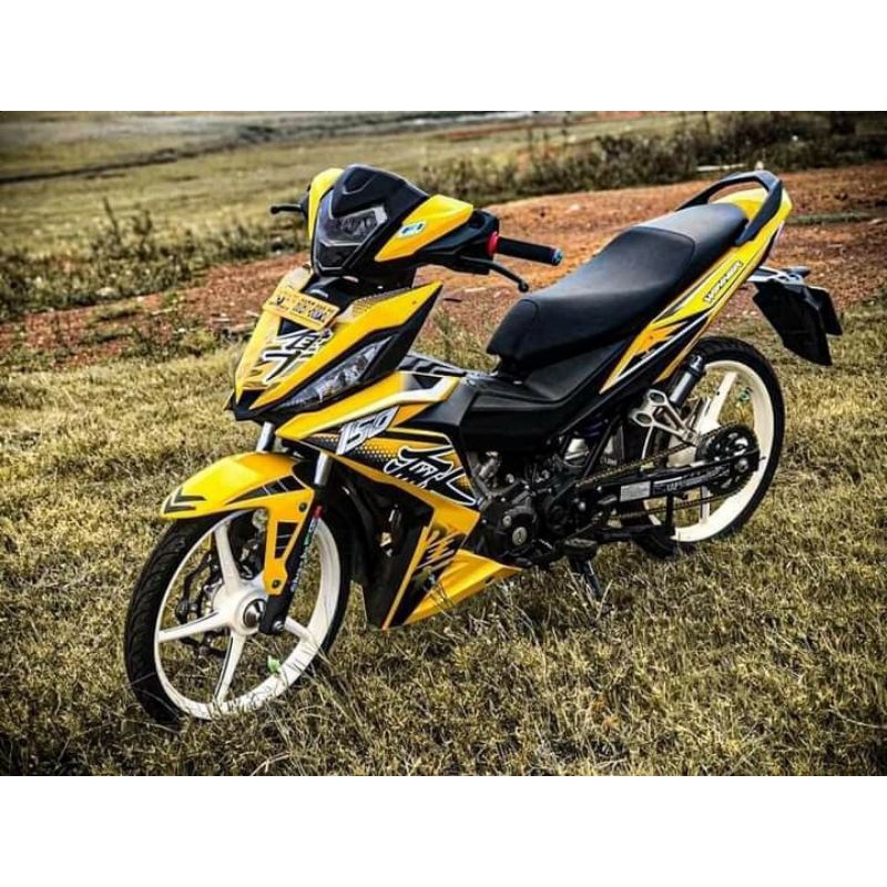 Rs150 V1&V2 Cover Set Custom kuning Kilat | Shopee Malaysia