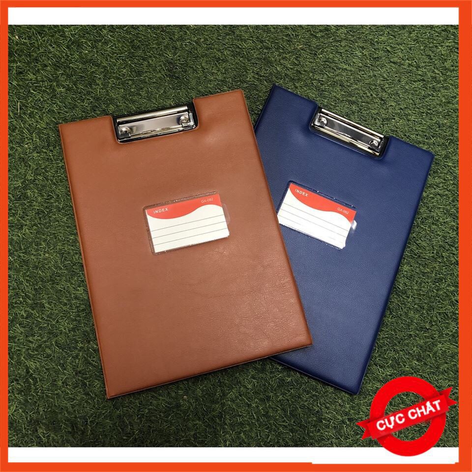 A4 leather signature clip for cash register, menu recording, 2-sided A4 ...