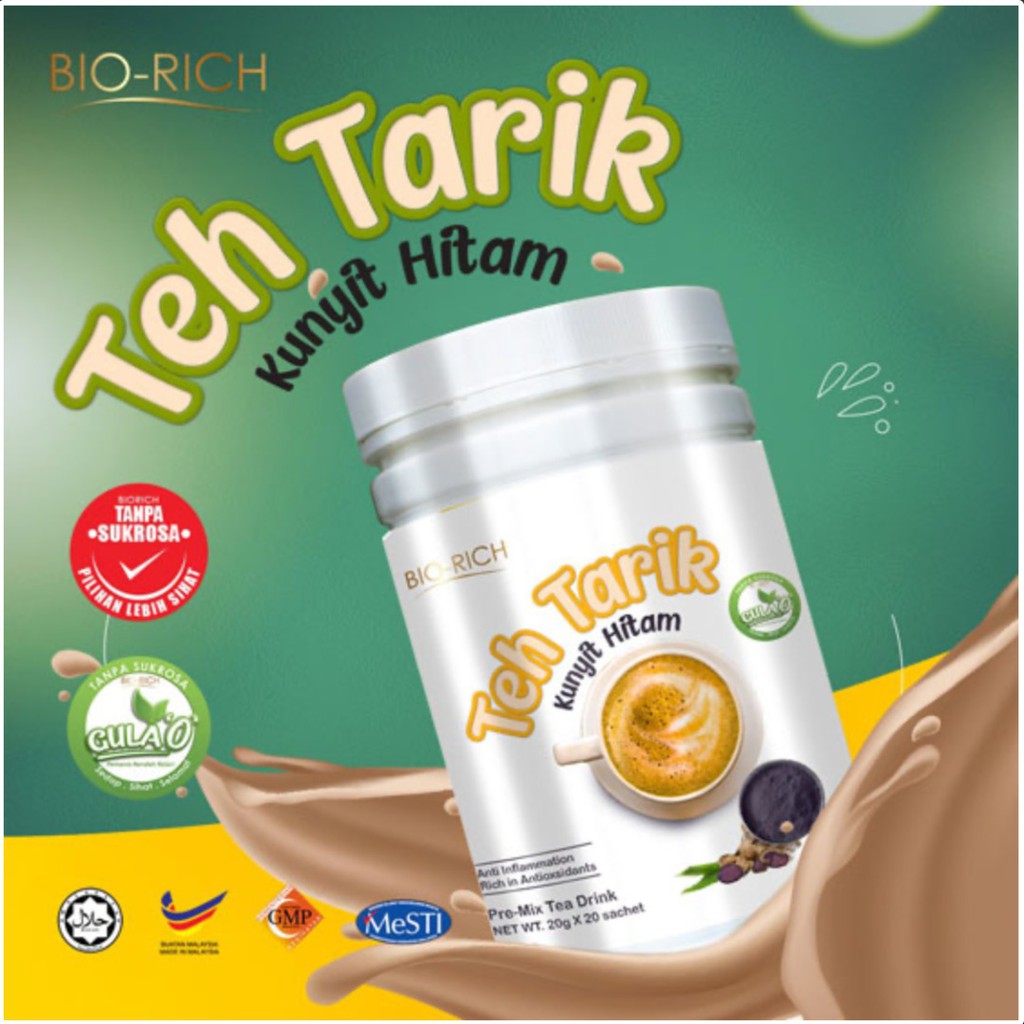 Teh Tarik Kunyit Hitam Biorich | Shopee Malaysia