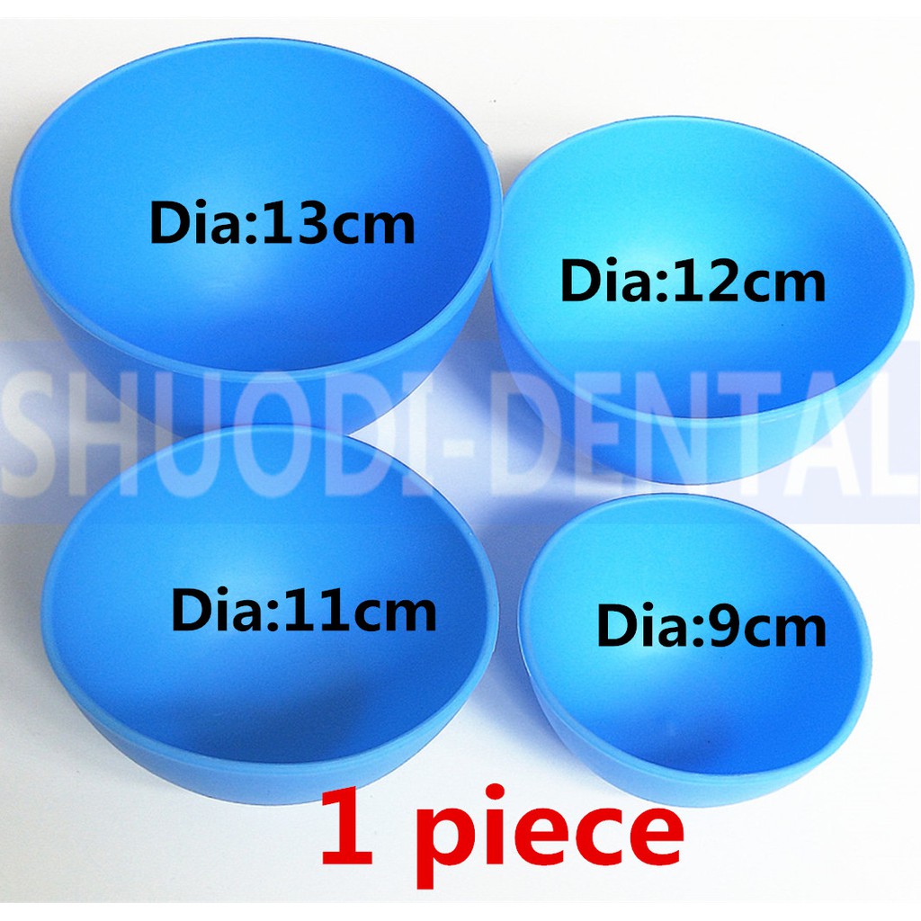 1piece Dental Lab Silicone Flexible Rubber Mixing Bowl (S, M, L, XL ...