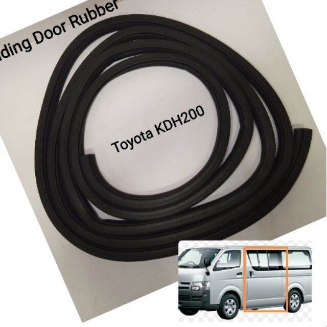 TOYOTA HIACE VAN KDH200 SLIDING DOOR RUBBER CENTRE DOOR (HIGH ROOF OR ...