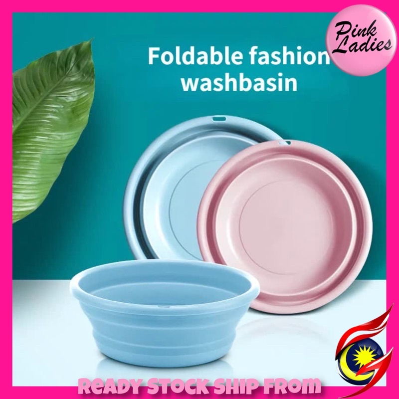 Foldable Wash Basin Collapsible Folding Basin Travel Face Washing ...
