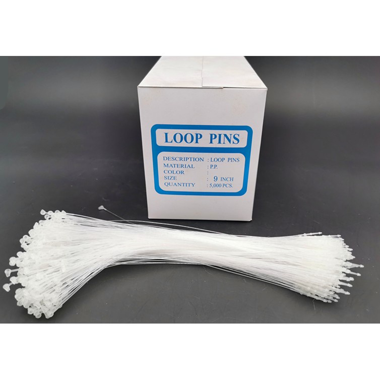 Plastic Loop Pin Loop Lock 3 5 7 9 12 Price Tag Pin 塑料吊牌子母扣
