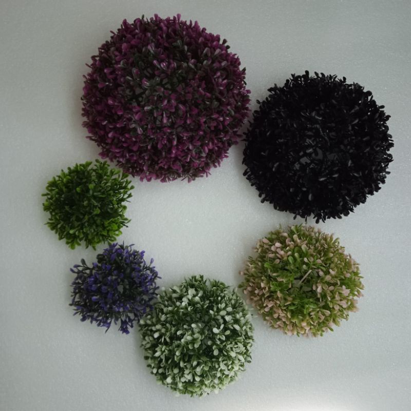 Ready Stock Half Grass Ball Bunga, hiasan pelamin, hiasan hantaran ...