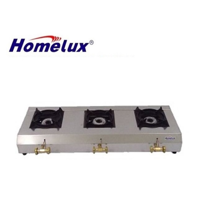 HOMELUX 3 Burner Stainless Steel High Pressure Stove / Commercial Stove ...