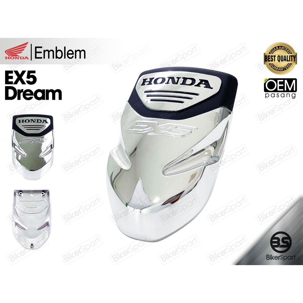 Honda EX5 / Dream / Emblem Logo / Lambang Depan / *Chrome* | Shopee Malaysia