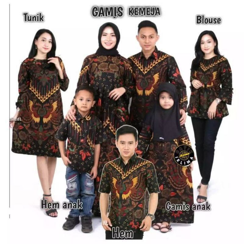 Family BATIK COPLE/FAMILY BATIK UNIFORM | Shopee Malaysia