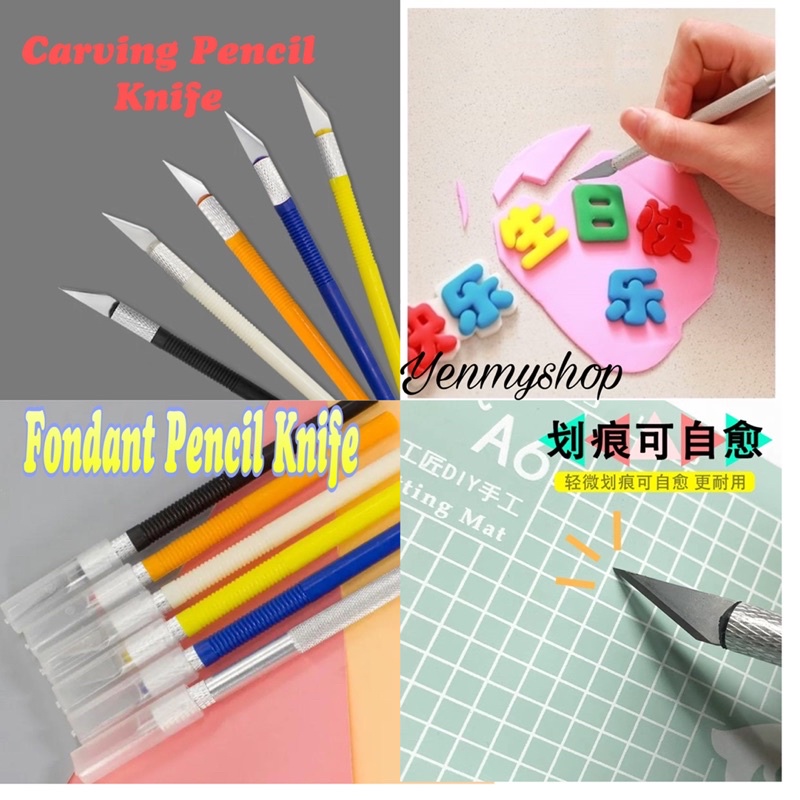 Kek Fondant tool, cake decoration, cookie decorating and Art Pen Knife ...
