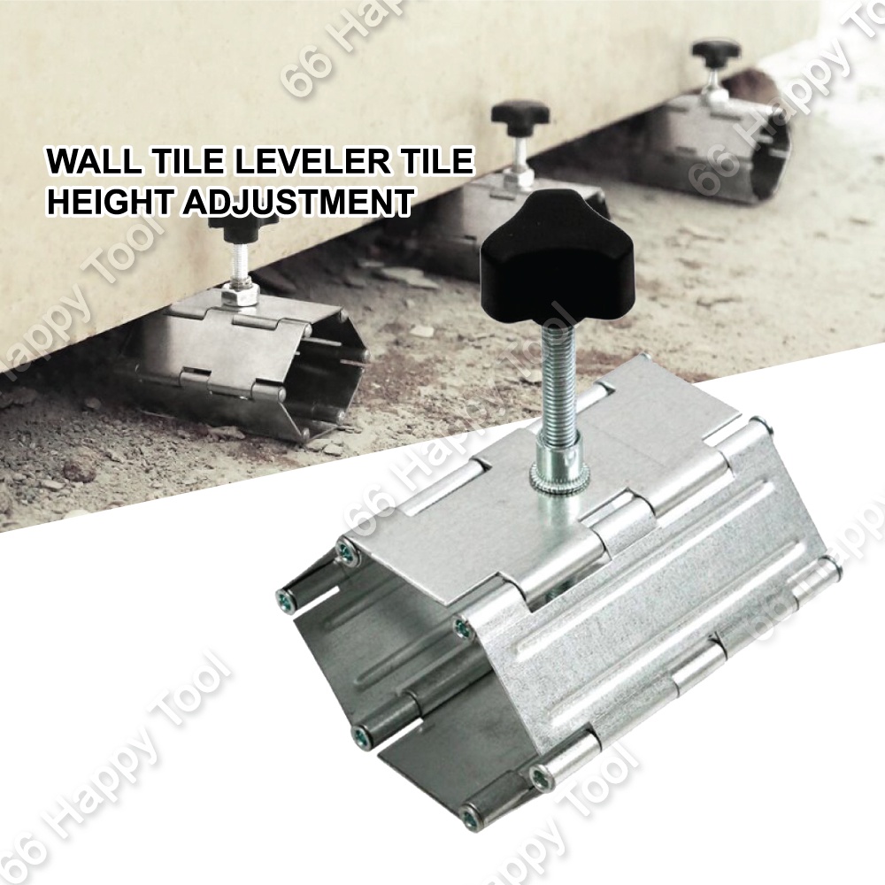 Tile Height Adjustment Tool Hinge Wall Tile Leveler Metal Foldable Tile ...