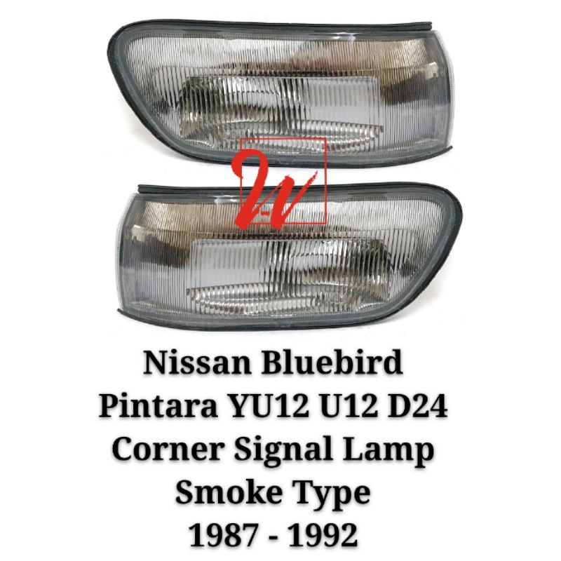 Nissan Bluebird Blue Bird Pintara YU12 U12 D24 Smoke Corner Signal Lamp ...