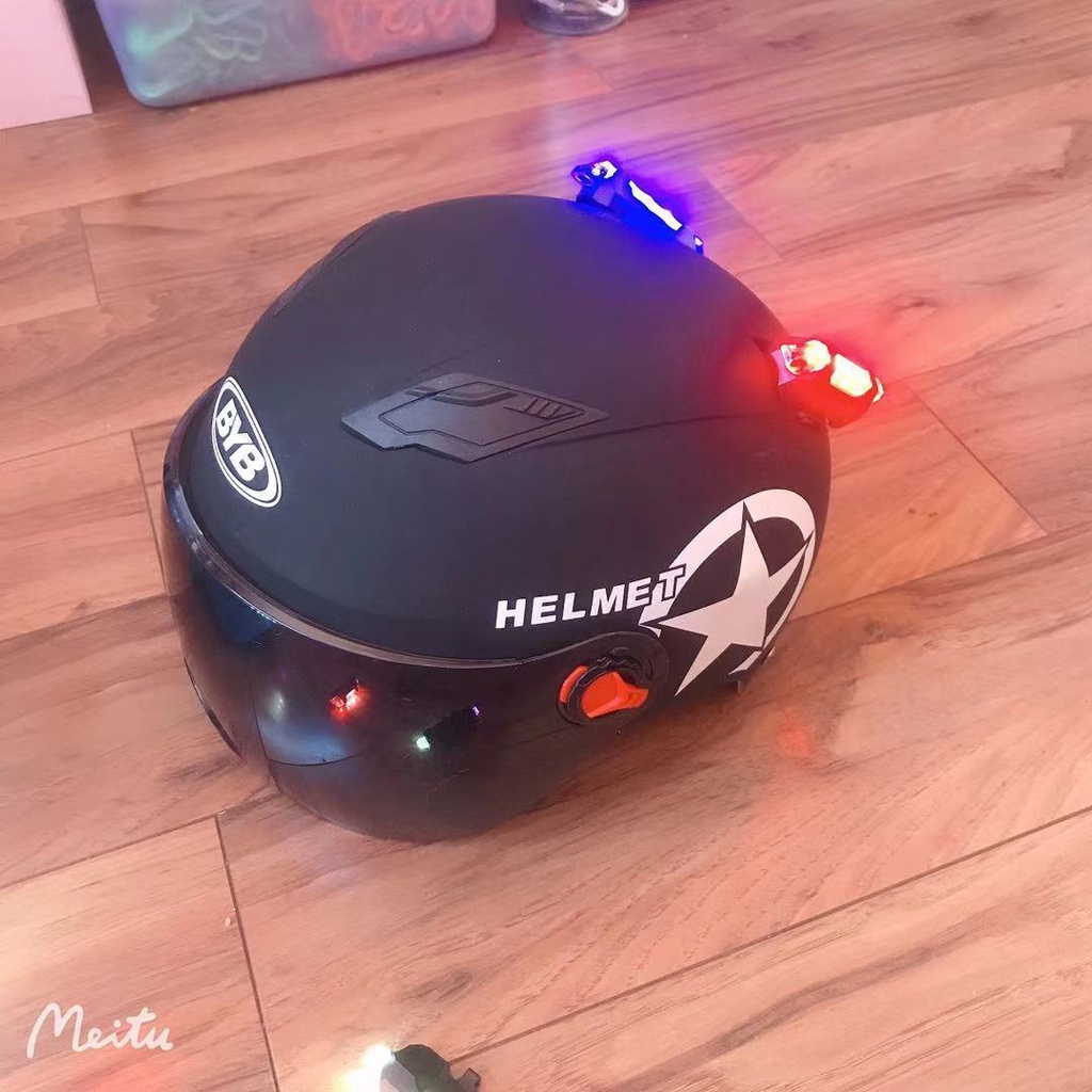 [Beautiful] Helmet Light Helmet Warning Light Helmet Light Bicycle Tail ...