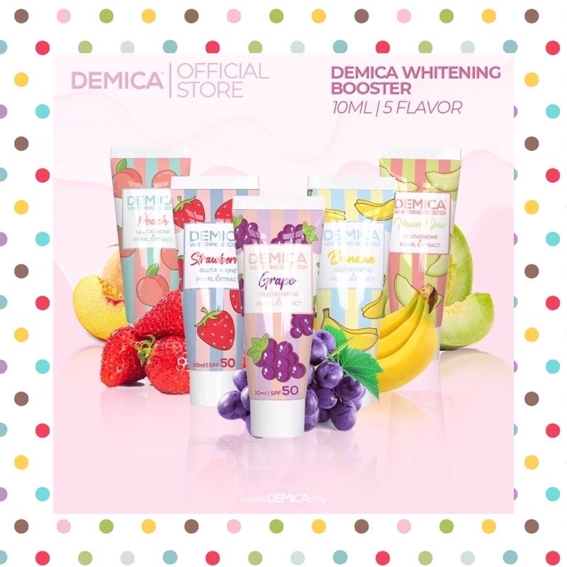 Demica booster lotion SPF 50 (10ml) READY STOCK🔥🔥 | Shopee Malaysia