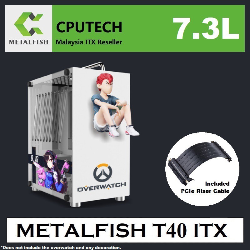Metalfish T40 ITX Case Mini PC Case | Shopee Malaysia