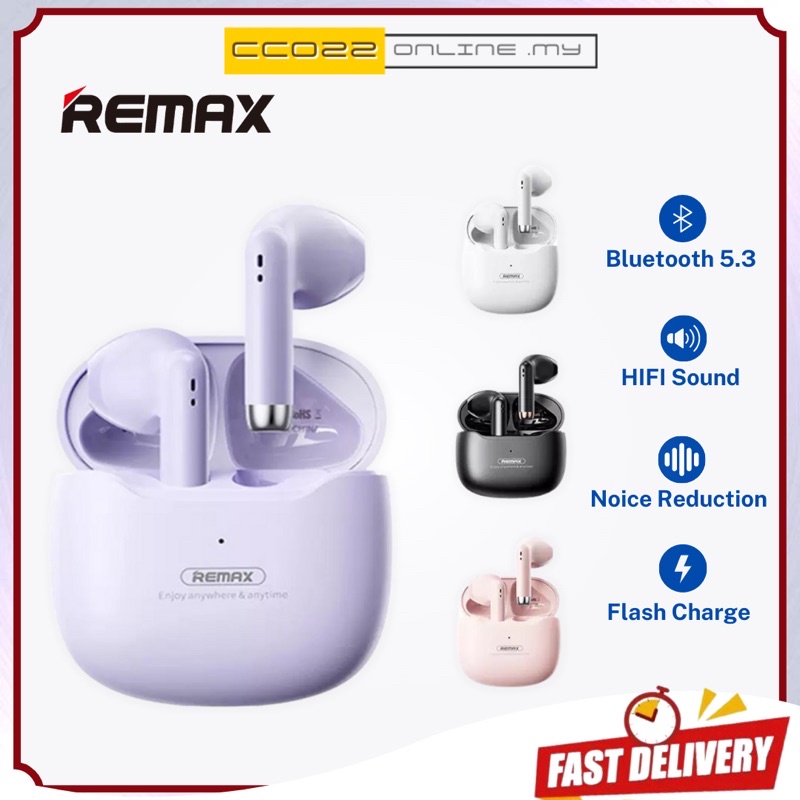 Remax TWS-19 Wireless Earphone Earbuds Bluetooth V5.3 Stereo True ...