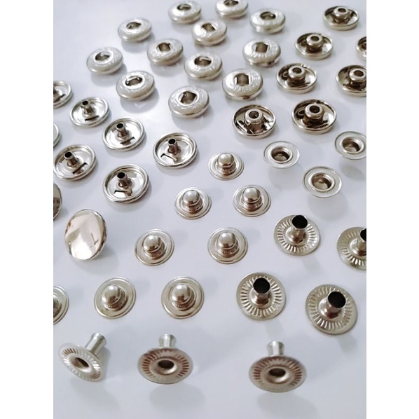 Stainless Steel Fastener Snap Button / Butang Ketip 14mm (10sets ...
