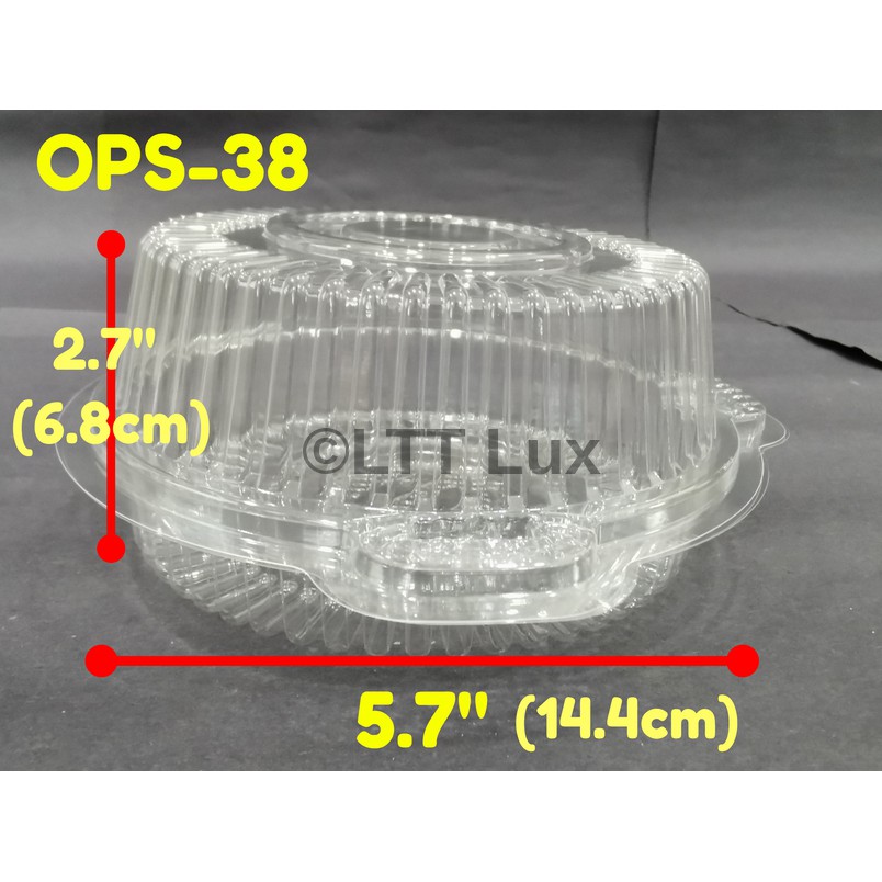 6" Kuih Container L6 / OPS-38/ C38 Disposable Plastic Clear Bakery ...