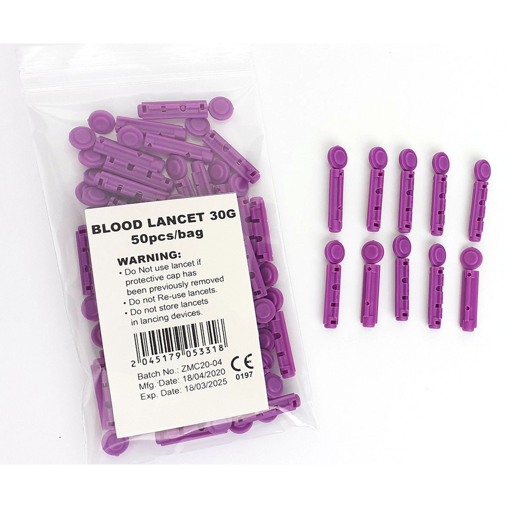 LANCET 50PCS/PACK FOR ALL DEVICES | Shopee Malaysia
