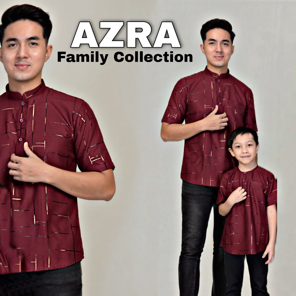 RAYA 2024🔥(BAJU KURTA BAPA) Baju Sedondon Raya AZRA Collection sedondon keluarga Baju Sedondon ...