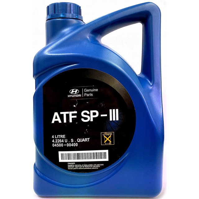KIA / HYUNDAI ATF SP3 AUTO TRANSMISSION OIL 4L | Shopee Malaysia
