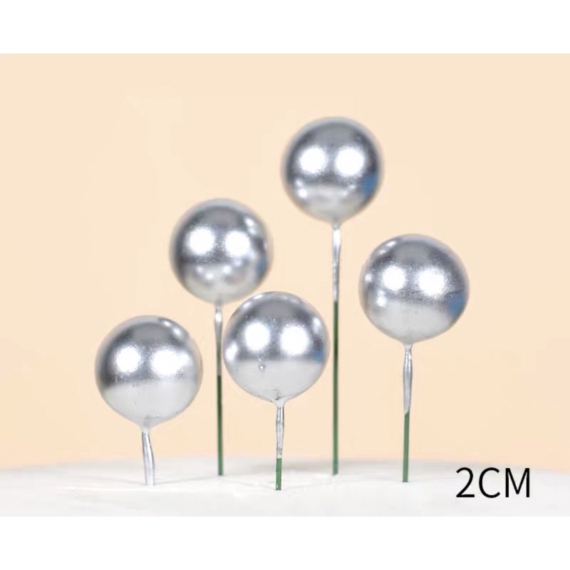 Colourful Ball Transparent Shinny Wish Ball Cake Decoration Cake Topper ...