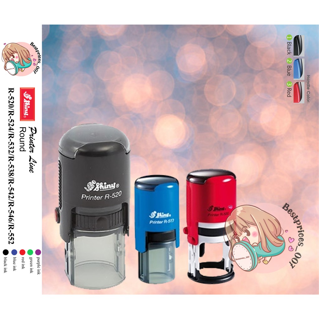 Round Chop Company Self-Inking | Shopee Malaysia