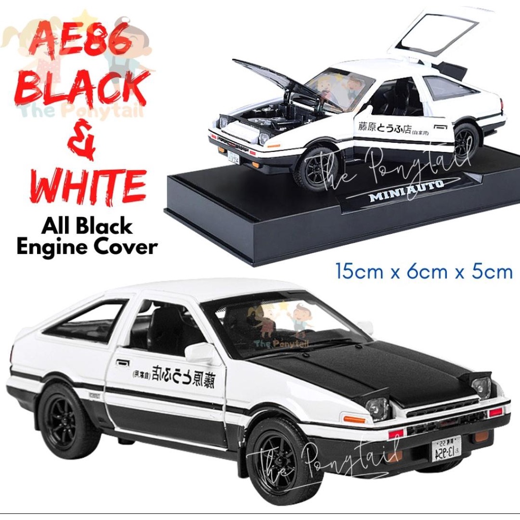 Die cast AE86 Car Toys Initial D AE86 Alloy Car Model Kids Toys Action Figure Play Vehicles ...