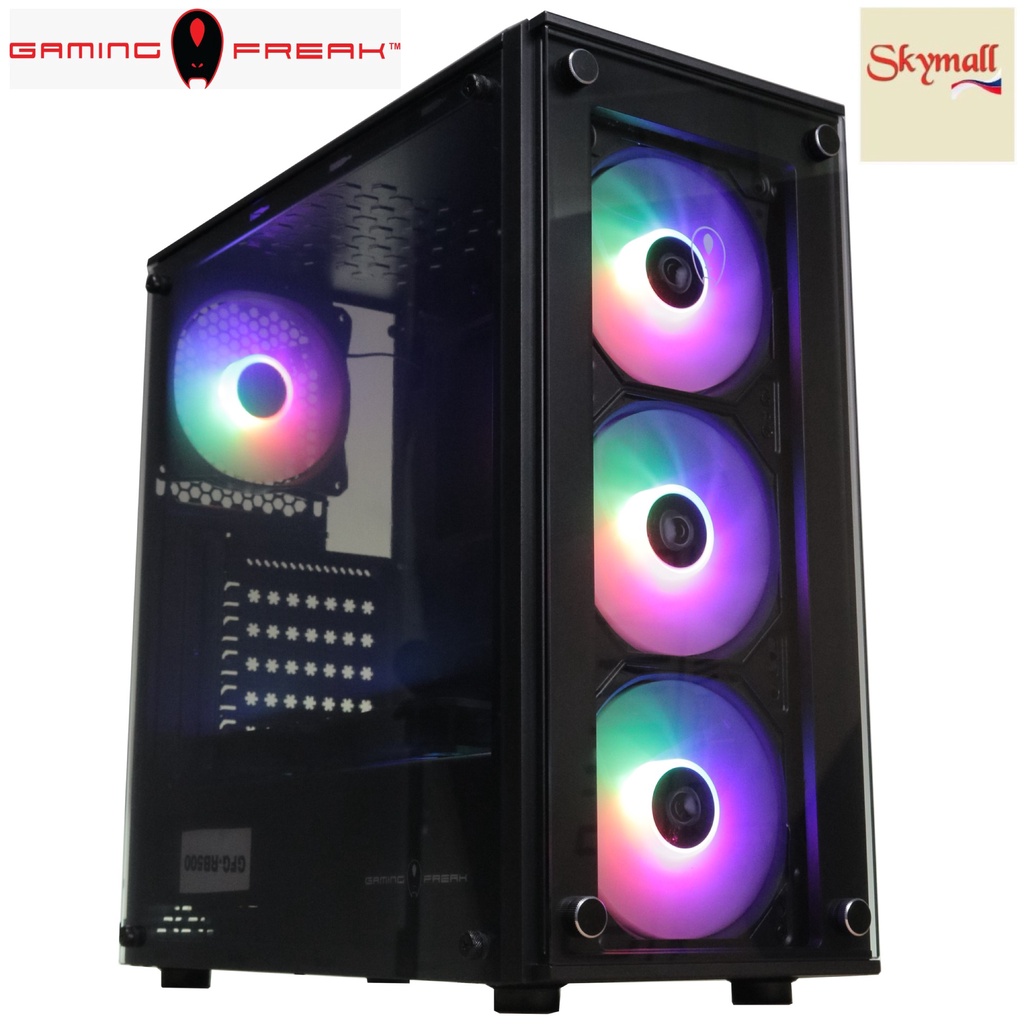 GAMING FREAK- ANDROMEDA PREMIUM MIDDLE TOWER CASE with 3 RGB FANS (ATX ...