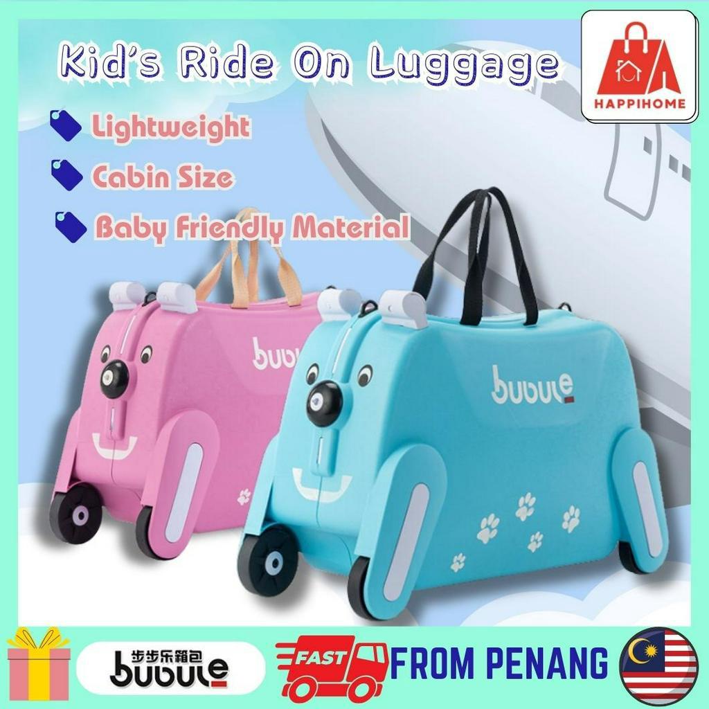 Bubule Polypropylene Cute Luggage Kids Scooter Sit And Ride On Luggage ...