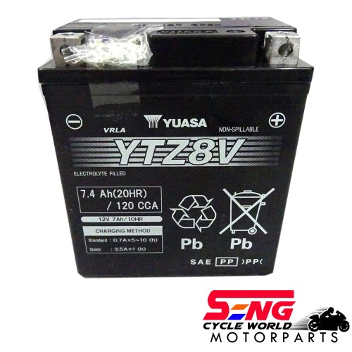YUASA BATTERY YTZ8V-ORIGINAL | Shopee Malaysia