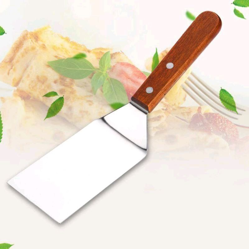 7 inches Stainless Steel Short Spade Shovel Pizza Burger Shovel Cooking ...