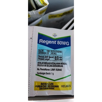 Regent 80WG Fipronil 80% 1 Pek | Shopee Malaysia
