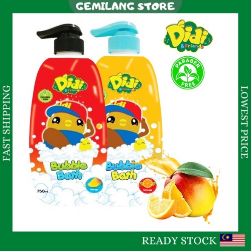 Kids Baby Shampoo Hair Body Wash Bath Didi & Friends Sabun Mandi Bayi ...