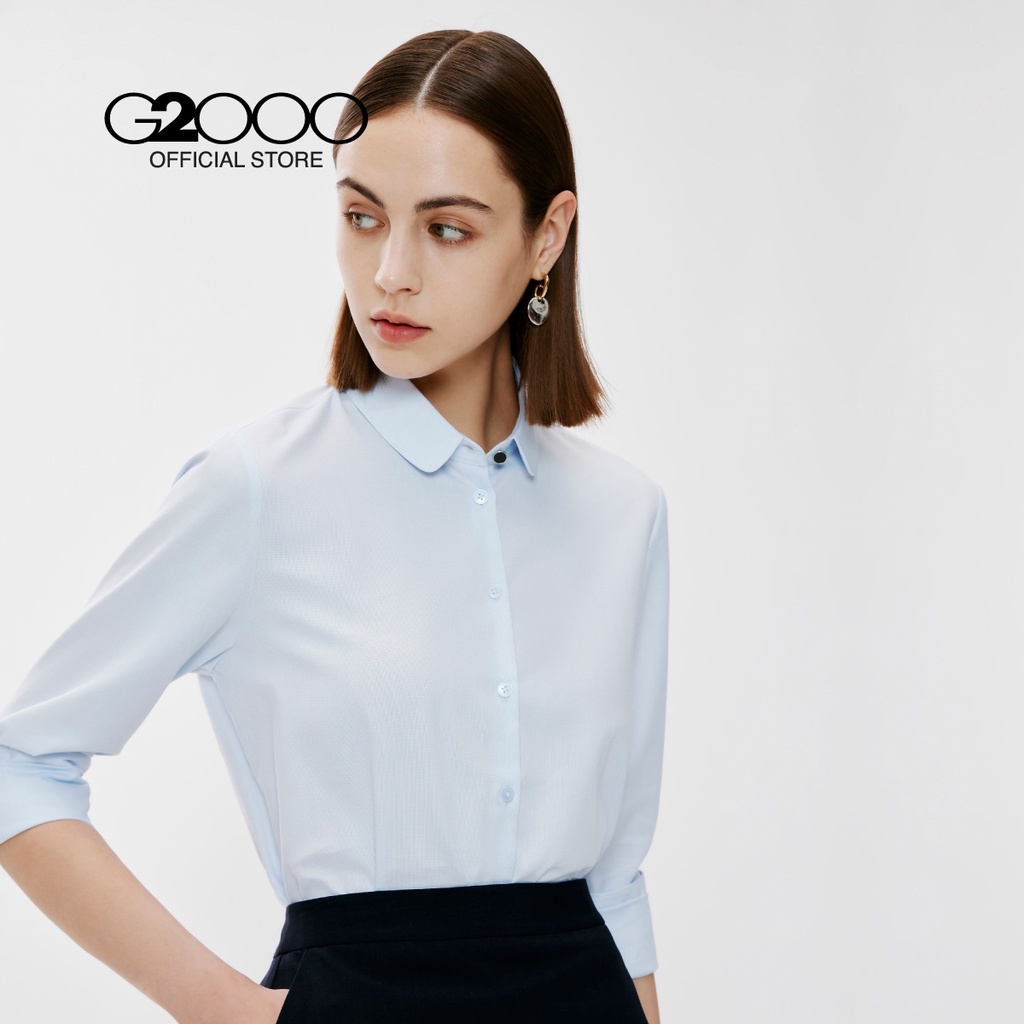 G2000 Women Shirt Coolmax Two Tone Dobby 23221021 | Shopee Malaysia