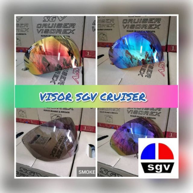 HOT ITEM READY STOCK VISOR SGV CRUISER COLOUR VISOR LTD JUNIOR KIDS ...