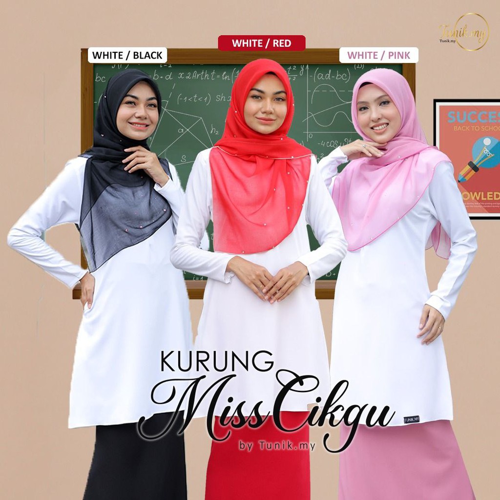 TUNIKMY Baju Uniform Miss Cikgu Bf Friendly Xs to 4xl bomba polis pbsm ...