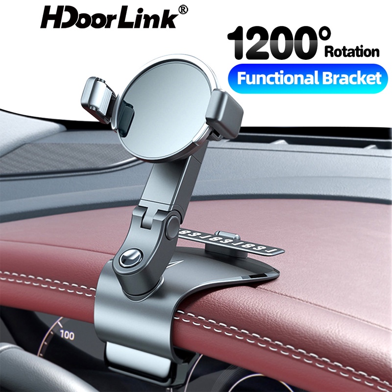 HdoorLink 6 Styles Multifunction Car Phone Holder 1200º Rotation ...