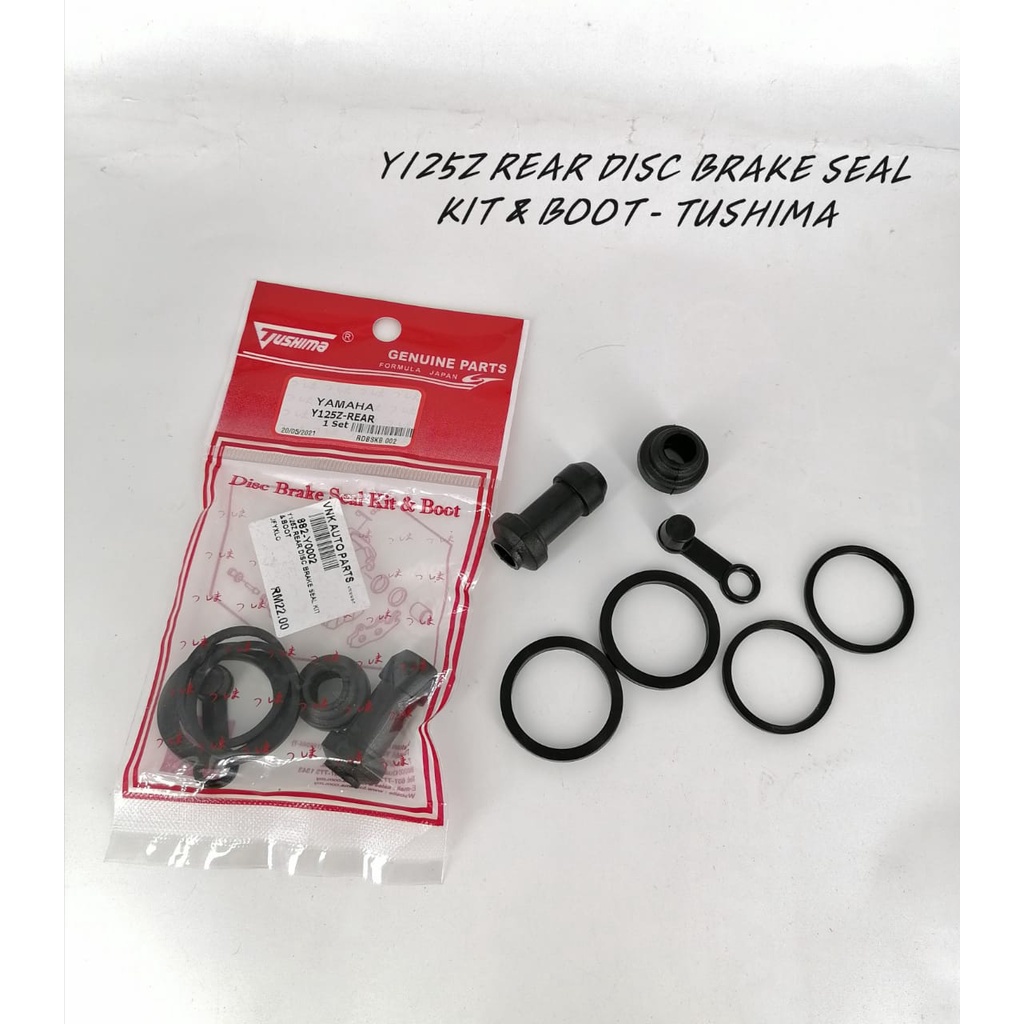 YAMAHA Y125ZR REAR DISC BRAKE SEAL KIT & BOOT // Y125 Y125Z SRL110 ...