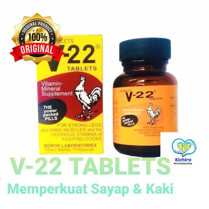 V-22 contains 100 Tablets V 22 Multivitamin Imported from Philippines ...