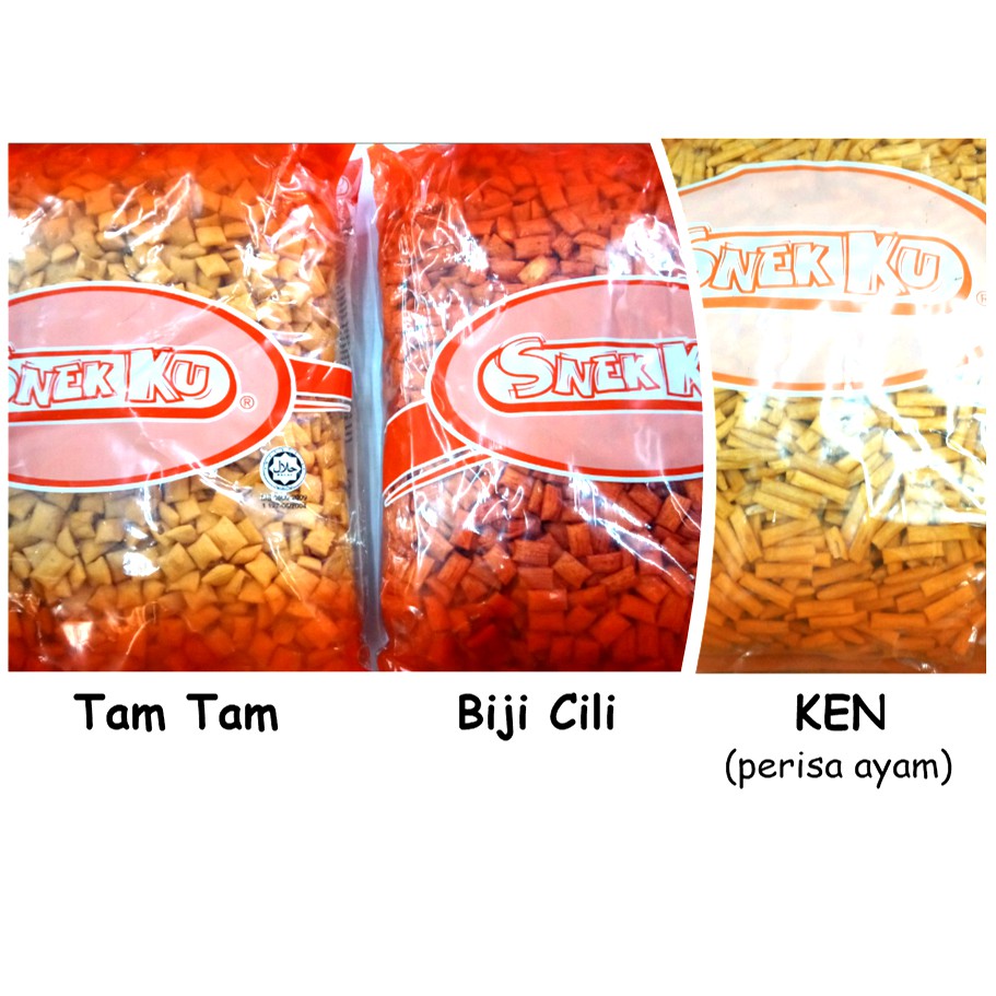 1kg Snek Ku Tam Tam Pedas Ken Ayam Ketam Biji Cili | Shopee Malaysia