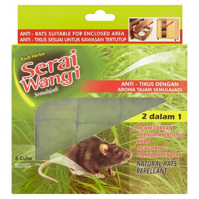 Afy Haniff Anti-Rats with Natural Sharp Aroma Serai Wangi Natural Rats ...
